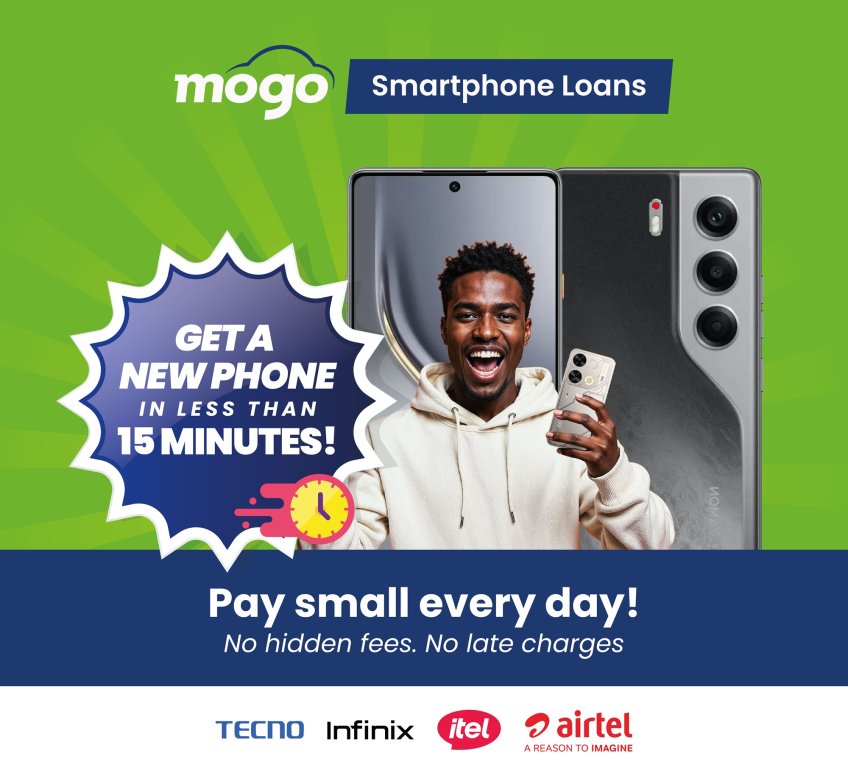 Smartphone loans in Uganda | www.mogo.co.ug